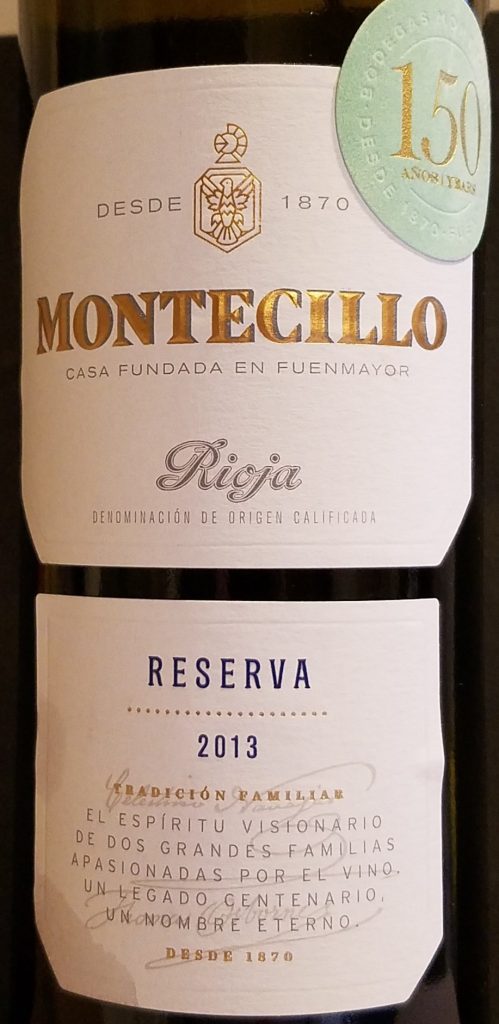 Wine of the Week: 2013 Bodegas Montecillo Rioja Reserva | Laurie Daniel ...